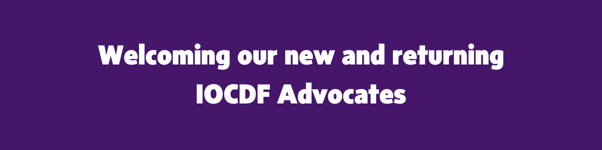 Welcoming our new and returning IOCDF Advocates: Amplifying Voices for ...